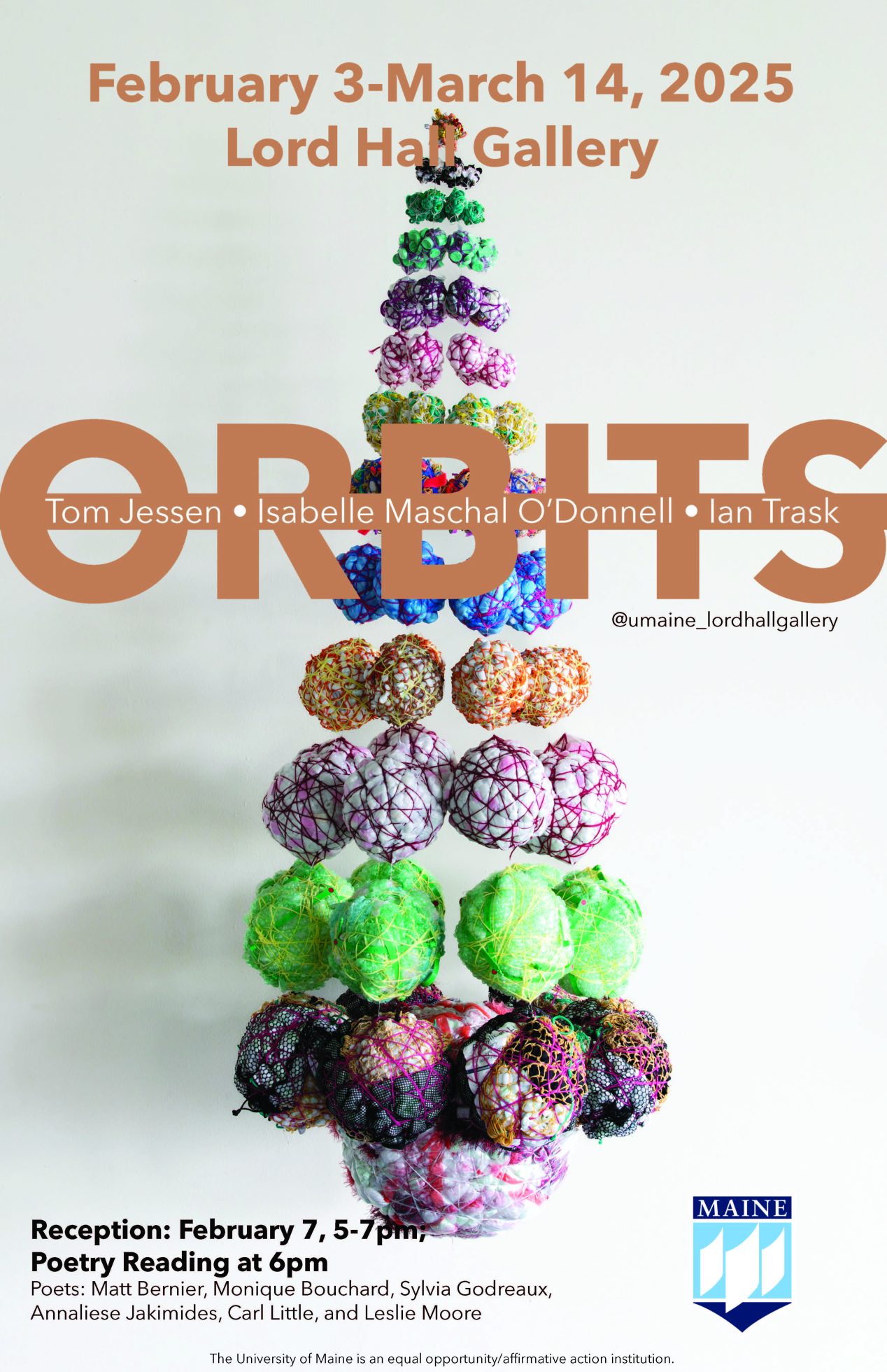 Lord Hall Gallery presents ORBITS - Department of Art - University of Maine