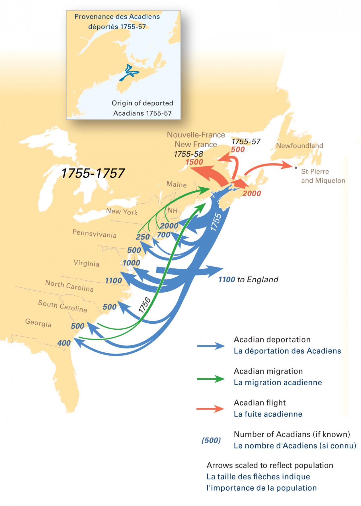 La déportation, la migration et le rétablissement des Acadiens - Canadian-American Center ...