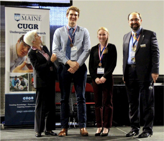 Jessica Champagne presents at UMaine Student Symposium and wins award ...