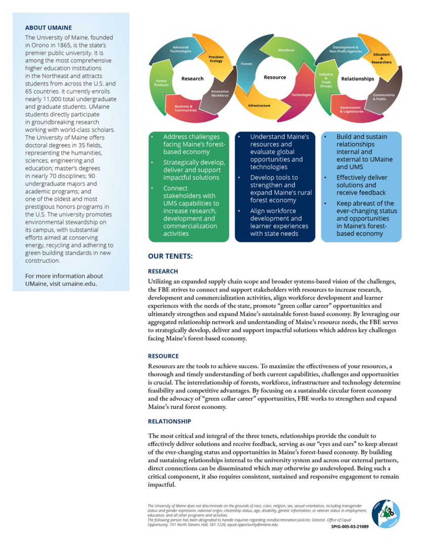 Home - Forest Economy - University of Maine