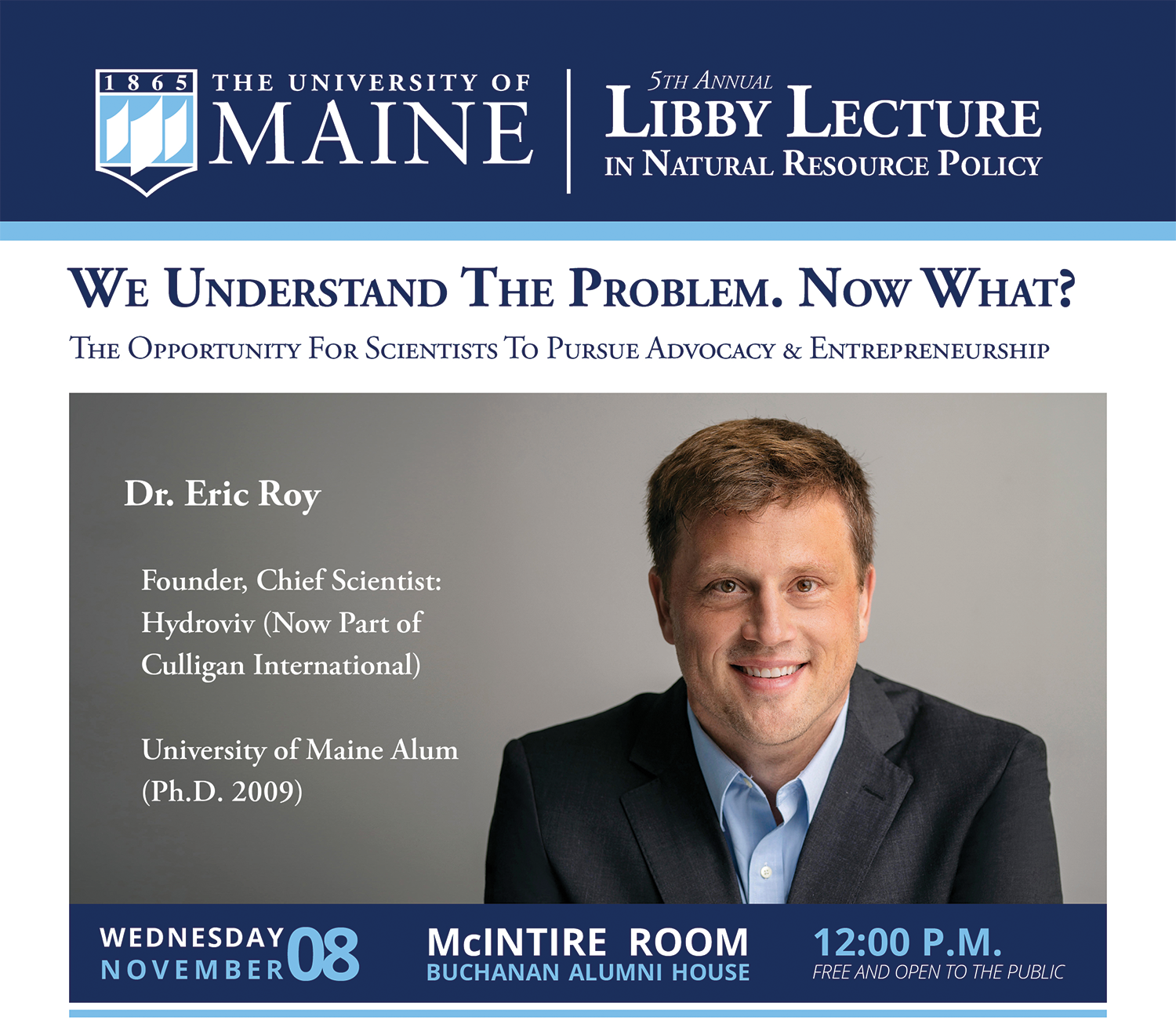 2023 Libby Lecture: We Understand the Problem. Now What? The Opportunity for Scientists to ...