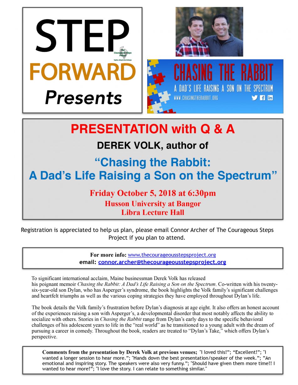 "Chasing the Rabbit" author Derek Volk Presentation - Maine Access to ...