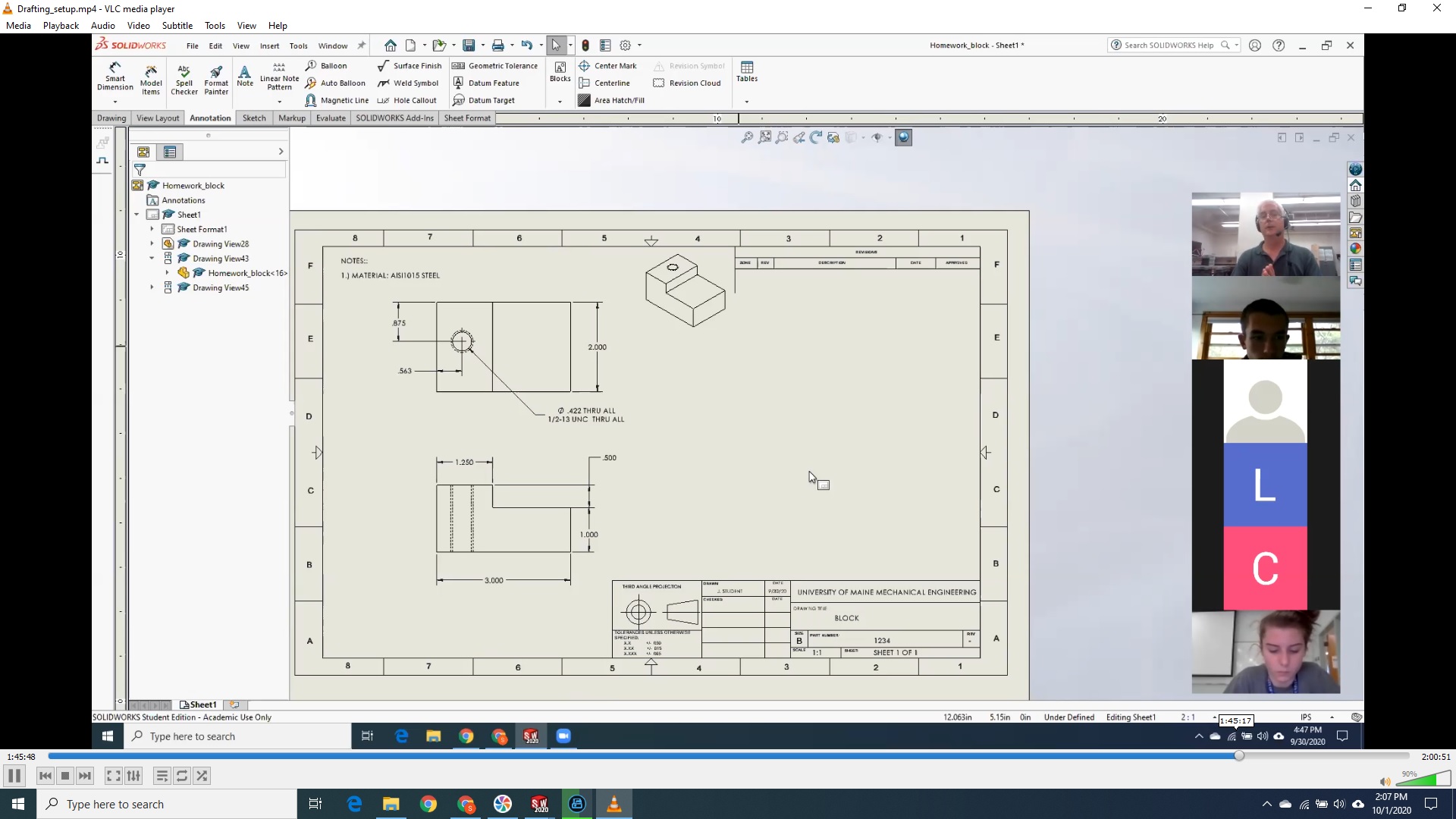 Videos - MEE120 - Engineering Graphics and Computer Aided Design ...