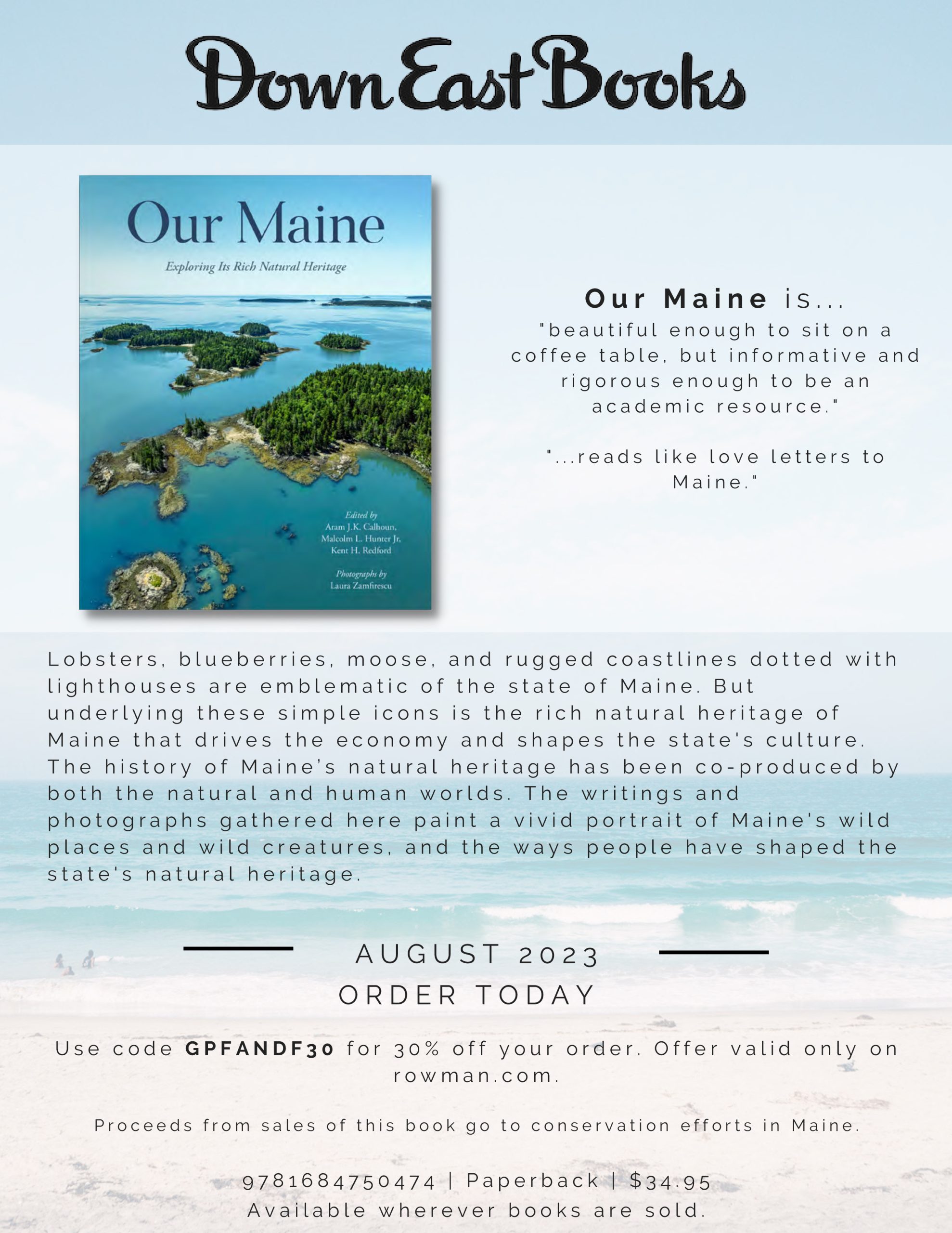 New book 'Our Maine' now available. Edited by Aram Calhoun and Mac ...