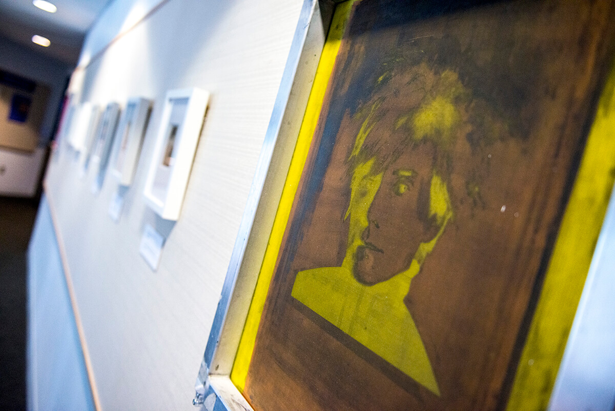 Warhol-inspired student self-portraits on display at Hudson Museum ...