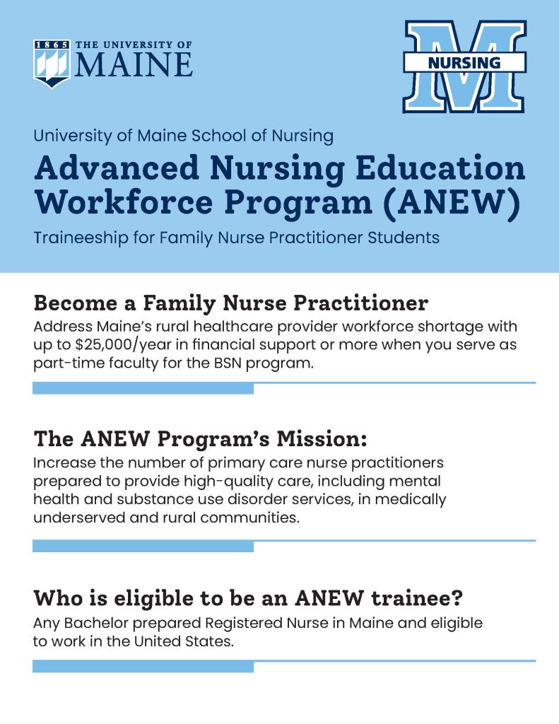 Advanced Nursing Education Workforce Program - School of Nursing ...