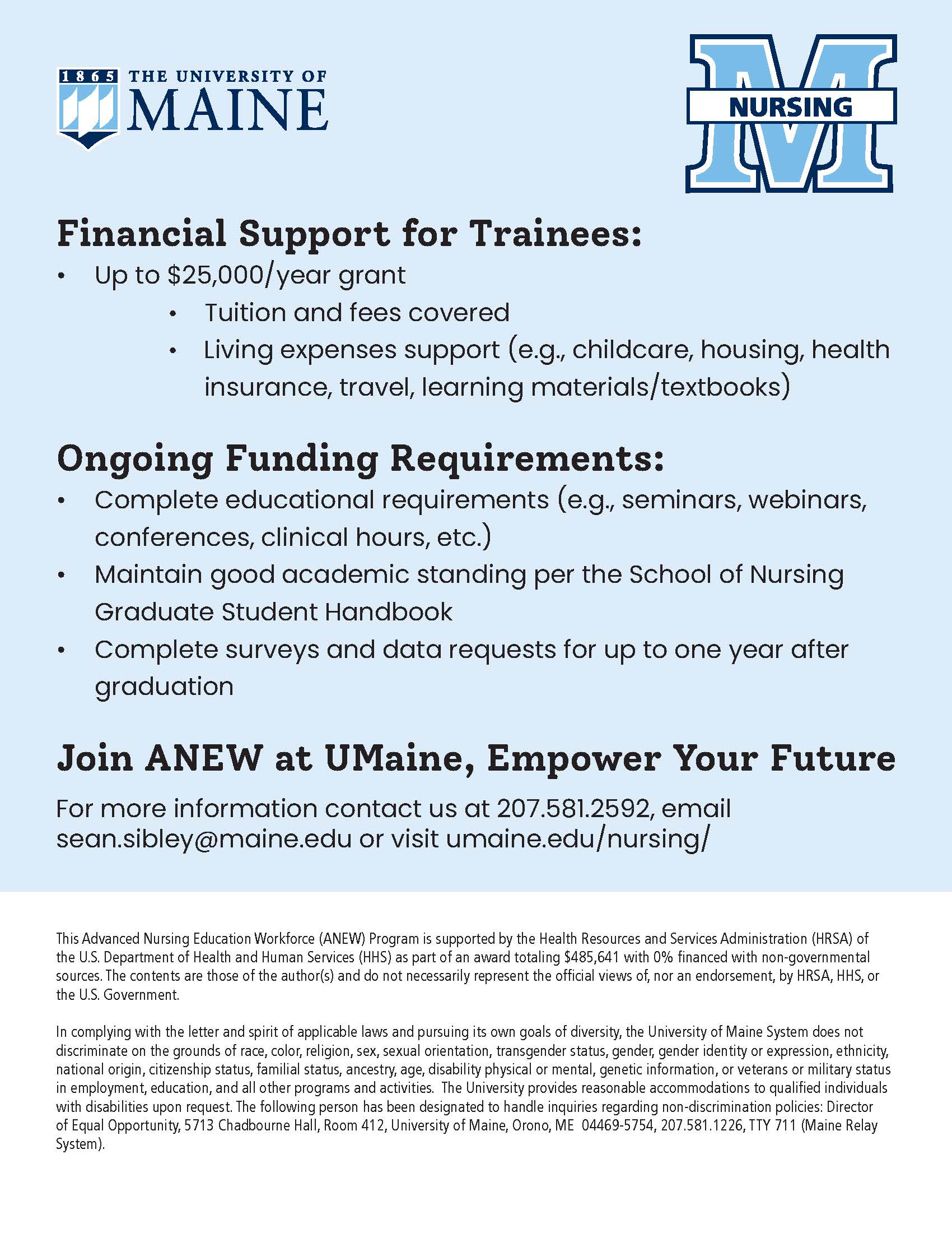 Advanced Nursing Education Workforce Program - School of Nursing ...