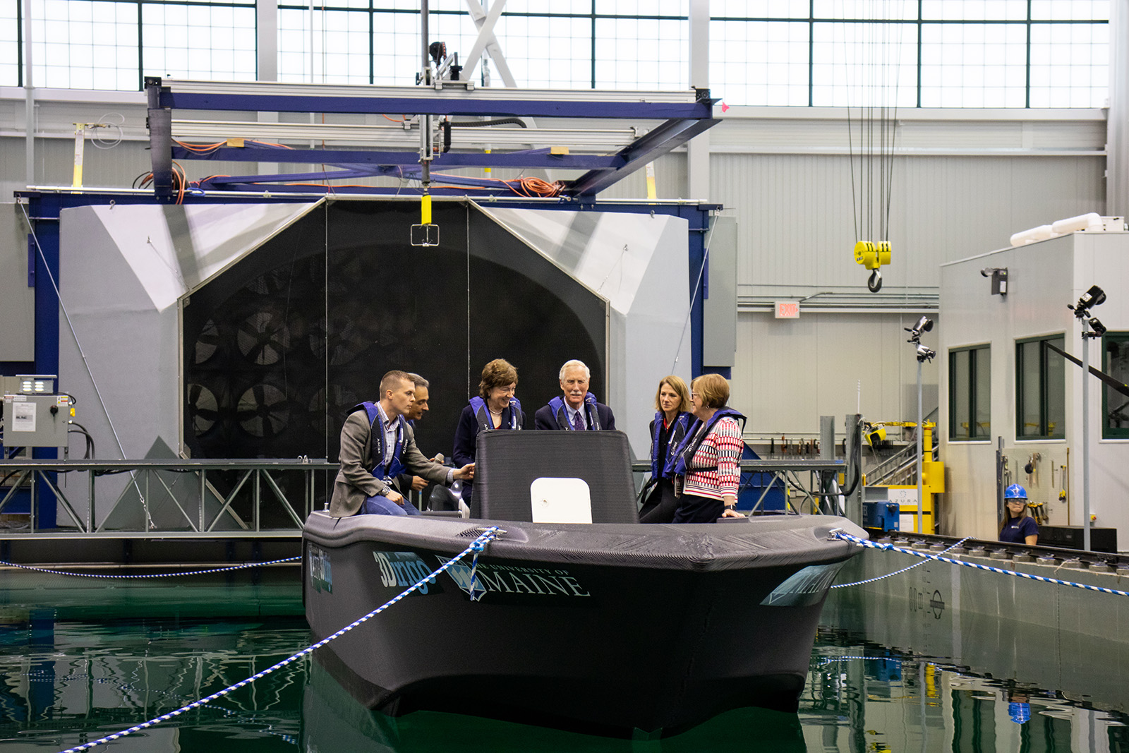 UMaine Composites Center celebrates historic 3D printing event