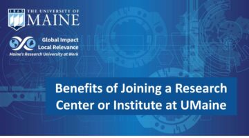 Research Centers and Institutes - UMaine Research - University of Maine