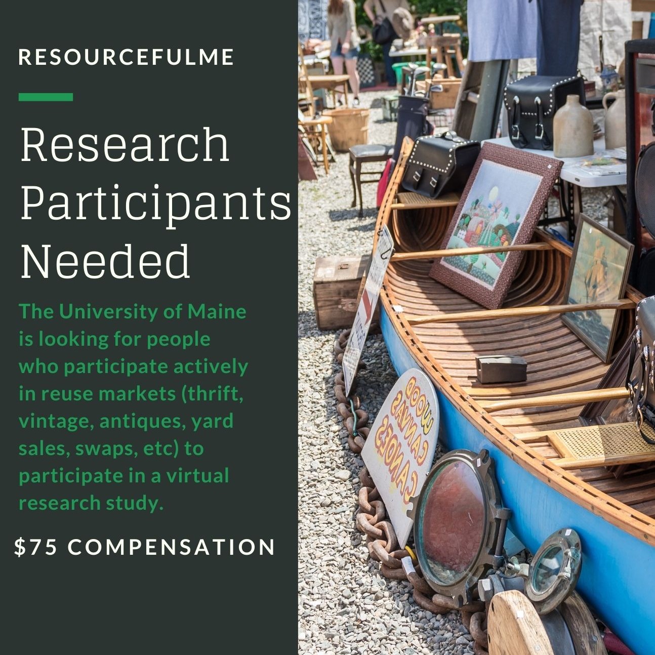 Recruiting Research Participants! - ResourcefulME - University of Maine