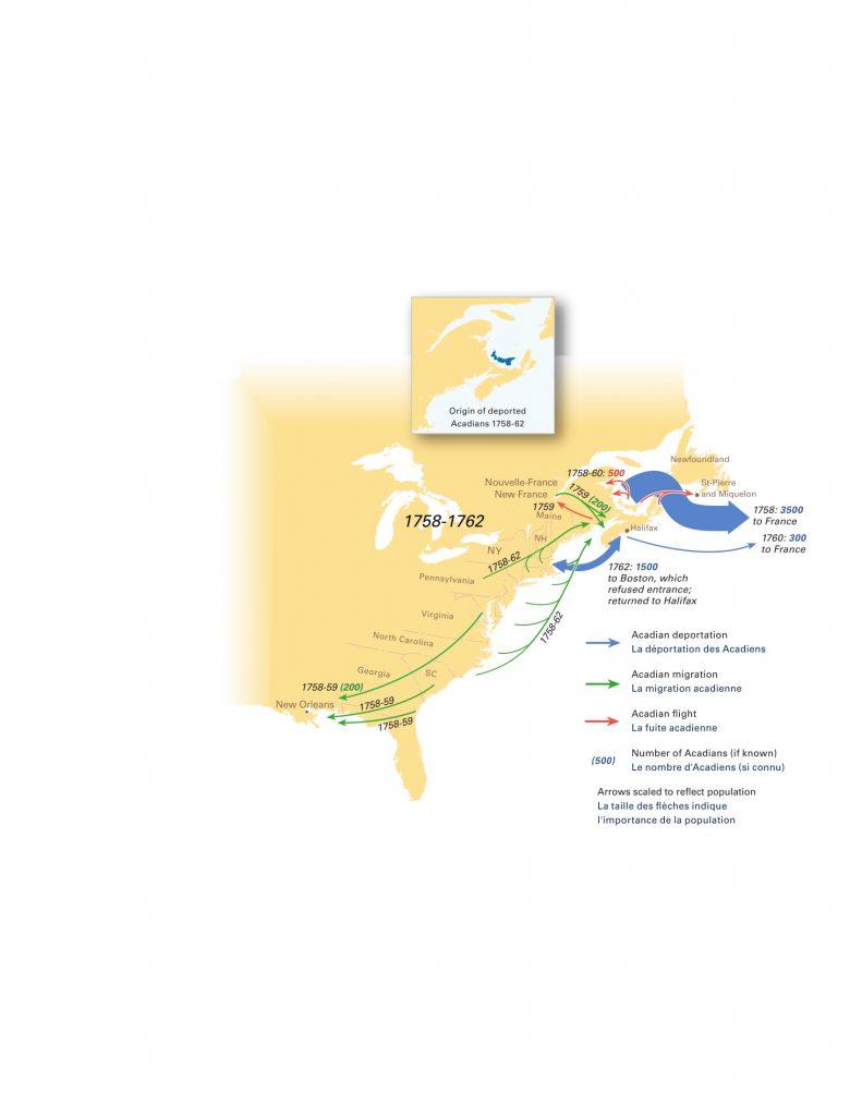 La déportation, la migration et le rétablissement des Acadiens - Teaching Canada - University of ...