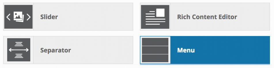 Menu content block - User Guide - University of Maine