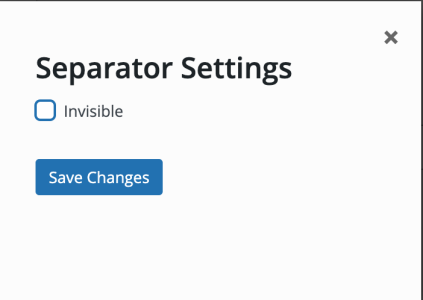 Replacing Separator Content Block - User Guide - University of Maine