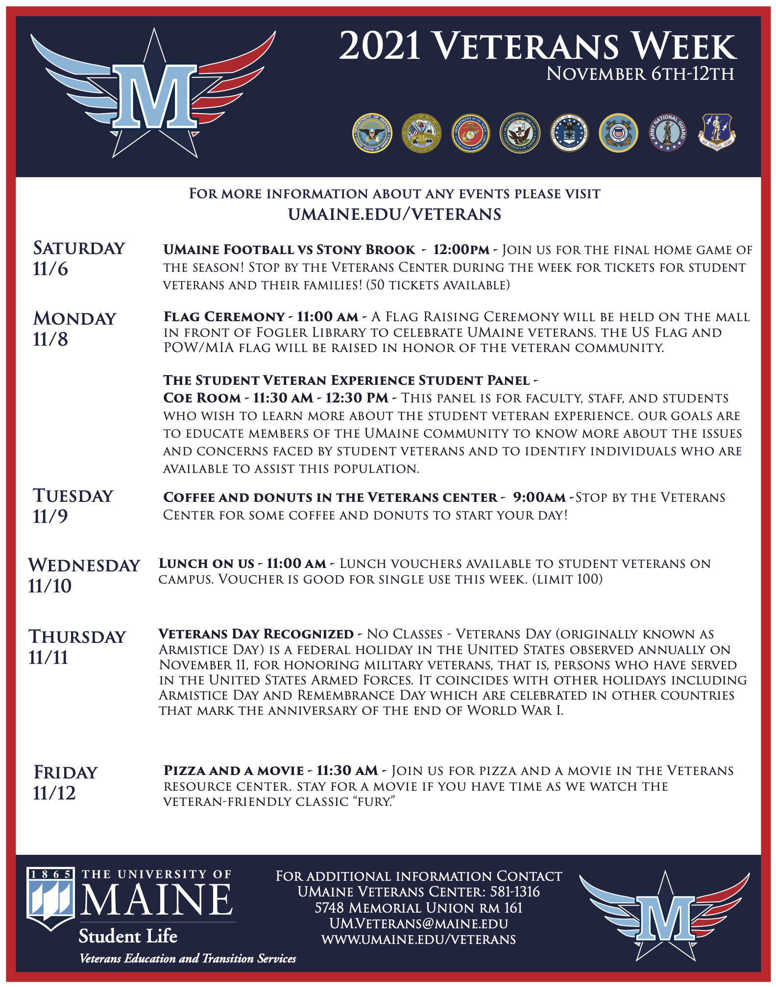 Veterans Week - Veterans Education and Transition Services - University ...